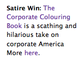 CV | corporate coloring book